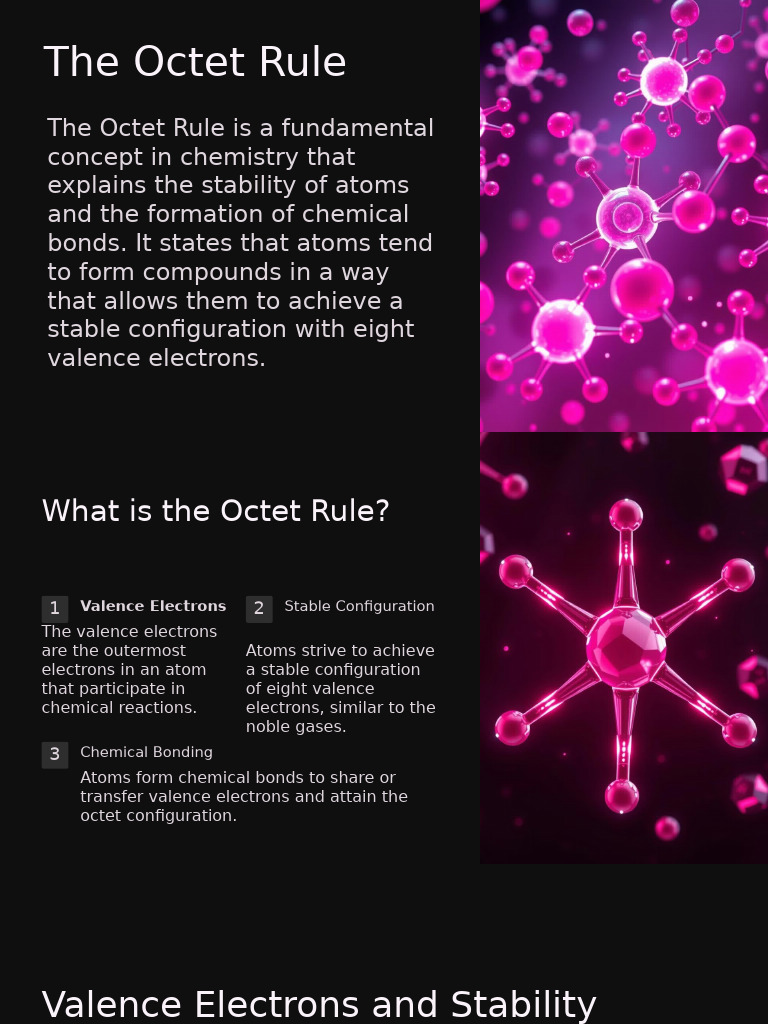 The Octet Rule... Genchem | PDF | Chemistry | Chemical Bond