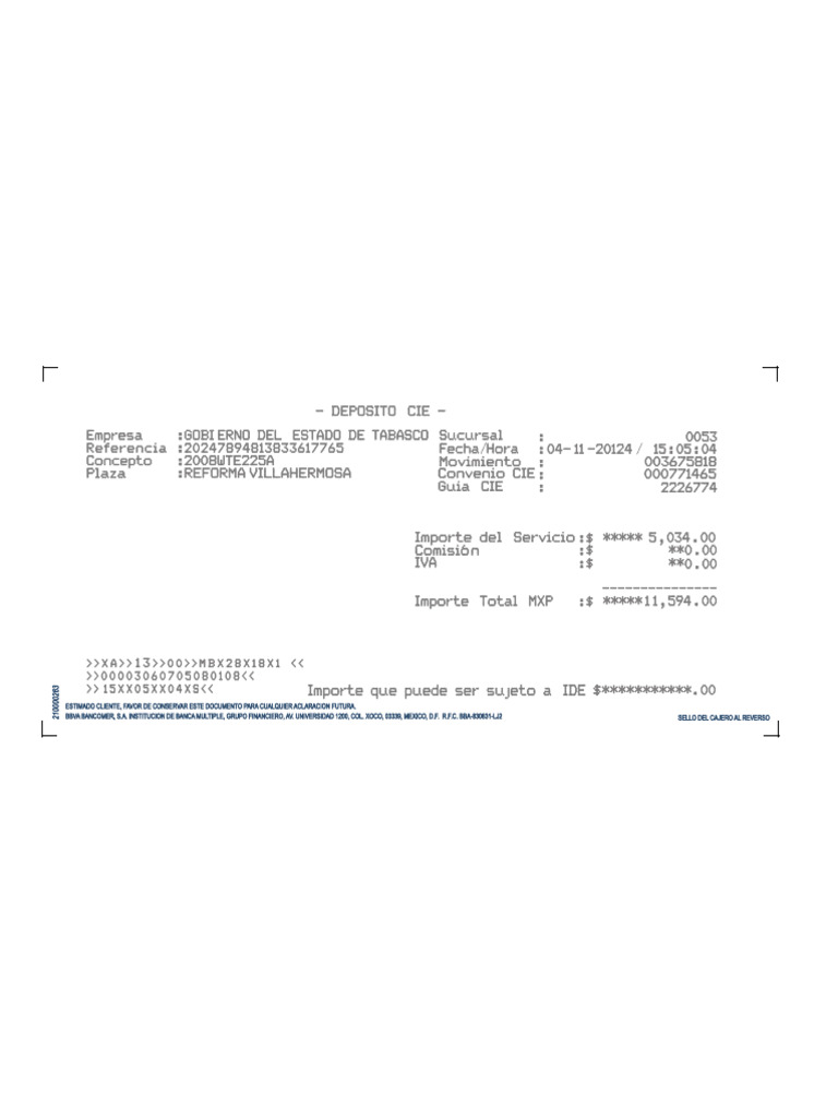 Escaneo Voucher | PDF