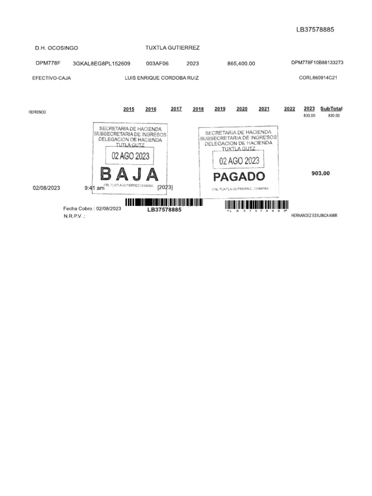 Ejemplo Refrendo Terrain | PDF