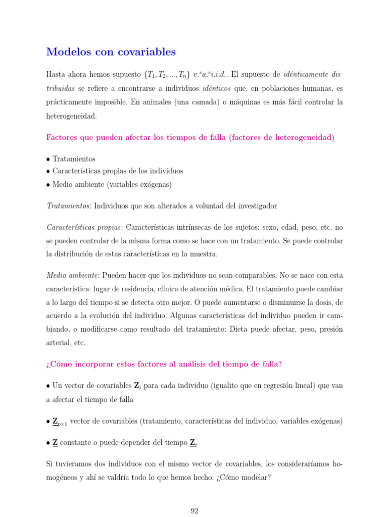 Modelos Con Covariables | PDF | Diferencia | Regresión lineal