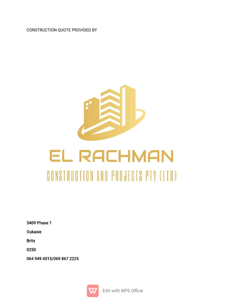 Roof Repair Quotation Details | PDF