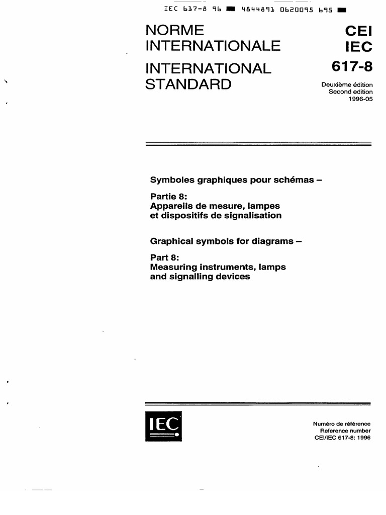 IEC 60617-8 - 1996 - Libgen - Li | PDF | International Electrotechnical ...