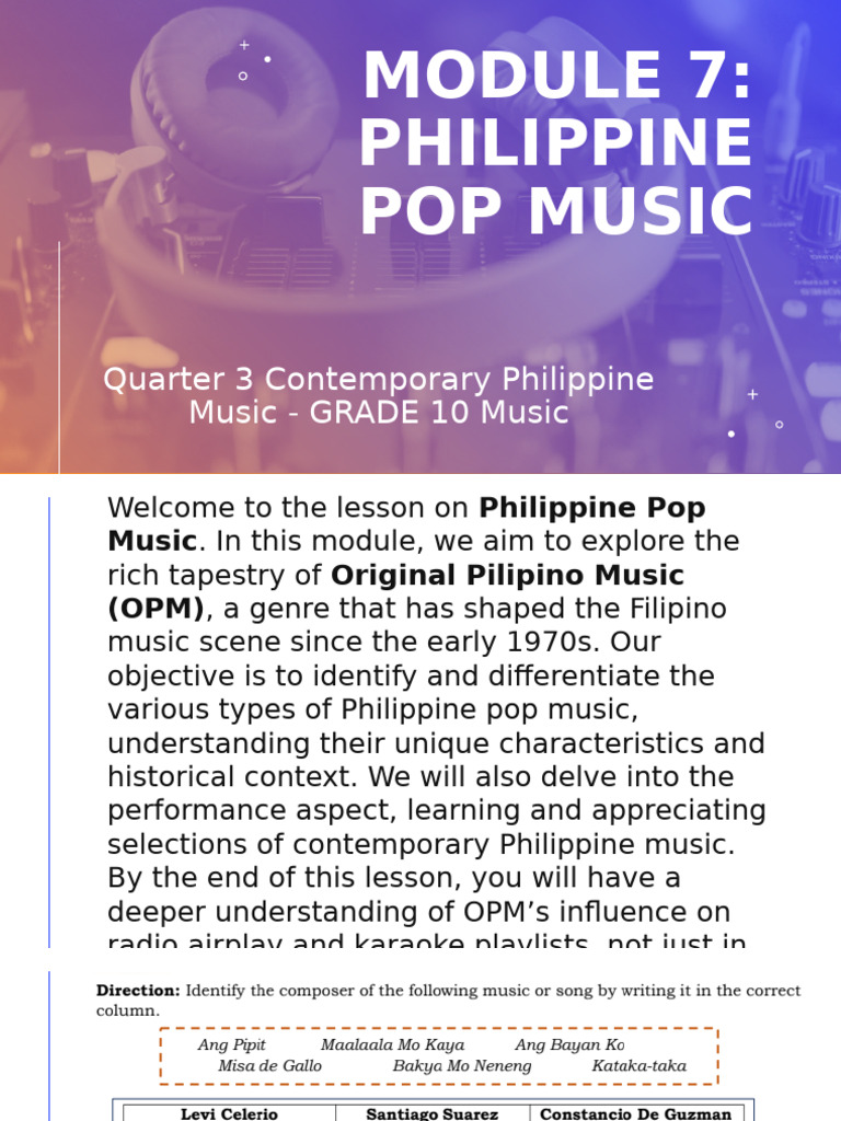 Exploring Philippine Pop Music | PDF