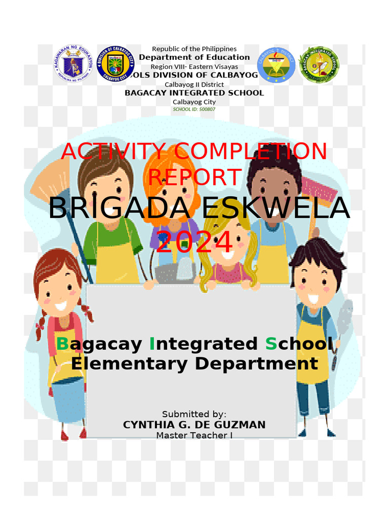 Brigada Eskwela 2024 | PDF | Teachers | Community