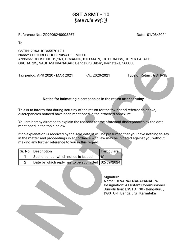 SR Notice ZD2908240008267 20240801115742 | PDF