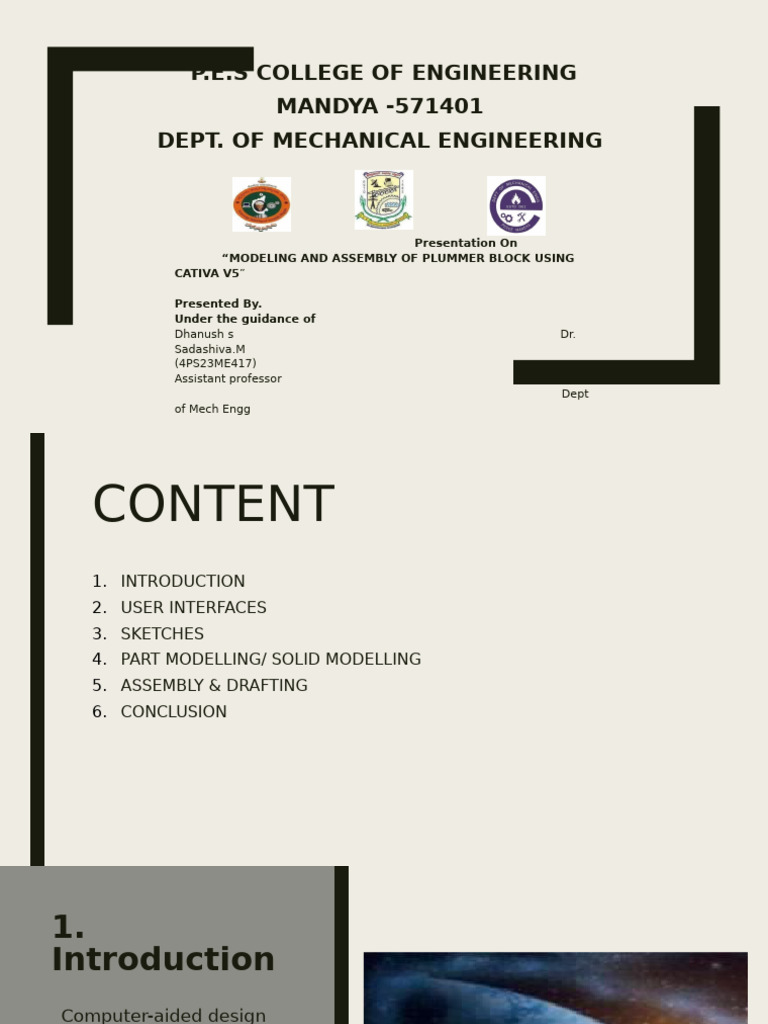Internship - 1 (1) .Odp Dhanu | PDF | Computer Aided Design | Technical ...