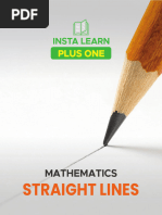 Class 11 Straight Lines Complete Guide | PDF | Line (Geometry) | Slope