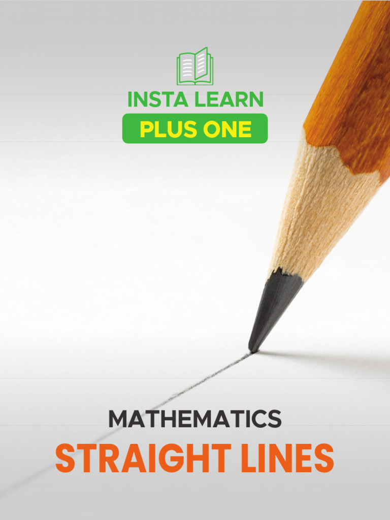 9.STRAIGHT LINES SHORT NOTES INSTA LEARN | PDF | Line (Geometry) | Slope