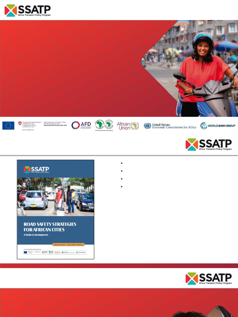 City Presentation SSATP Road Safety Template | PDF | Traffic Collision ...