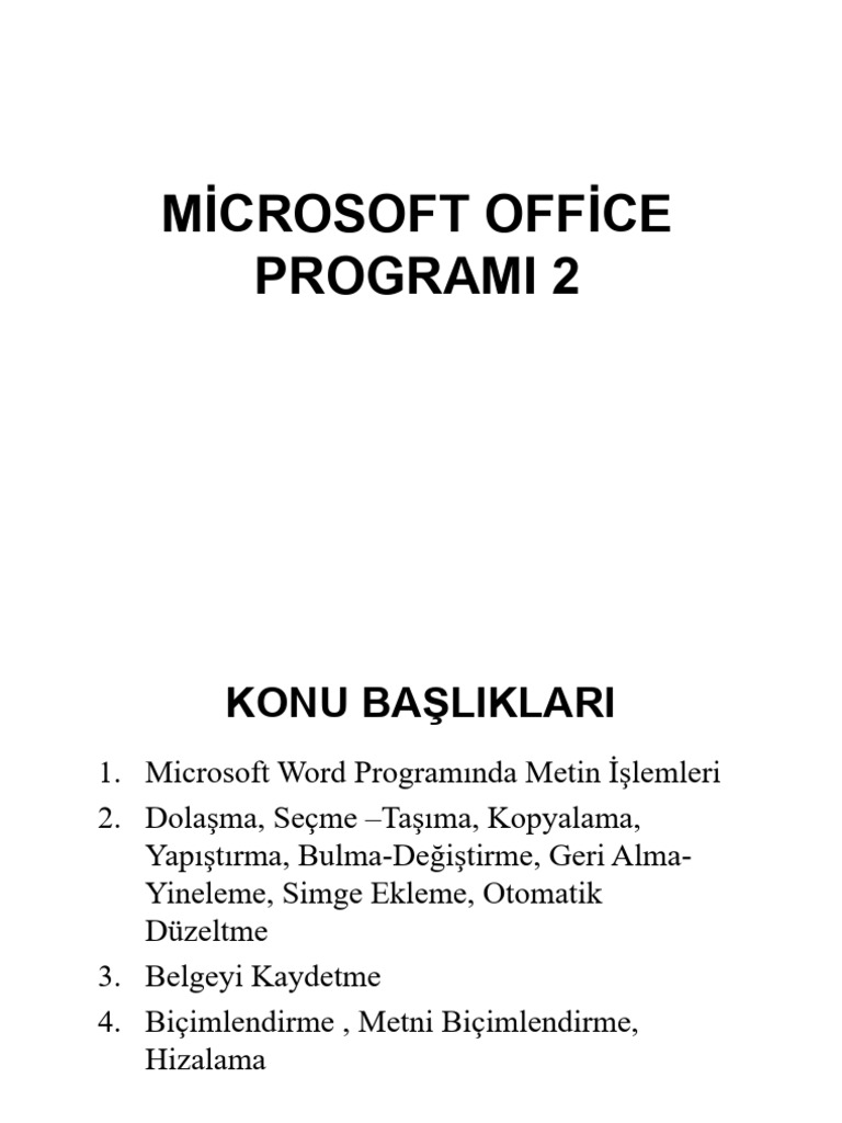 Microsoft Office Word 2 | PDF