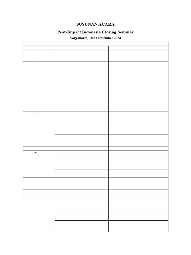 00 SUSUNAN ACARA | PDF