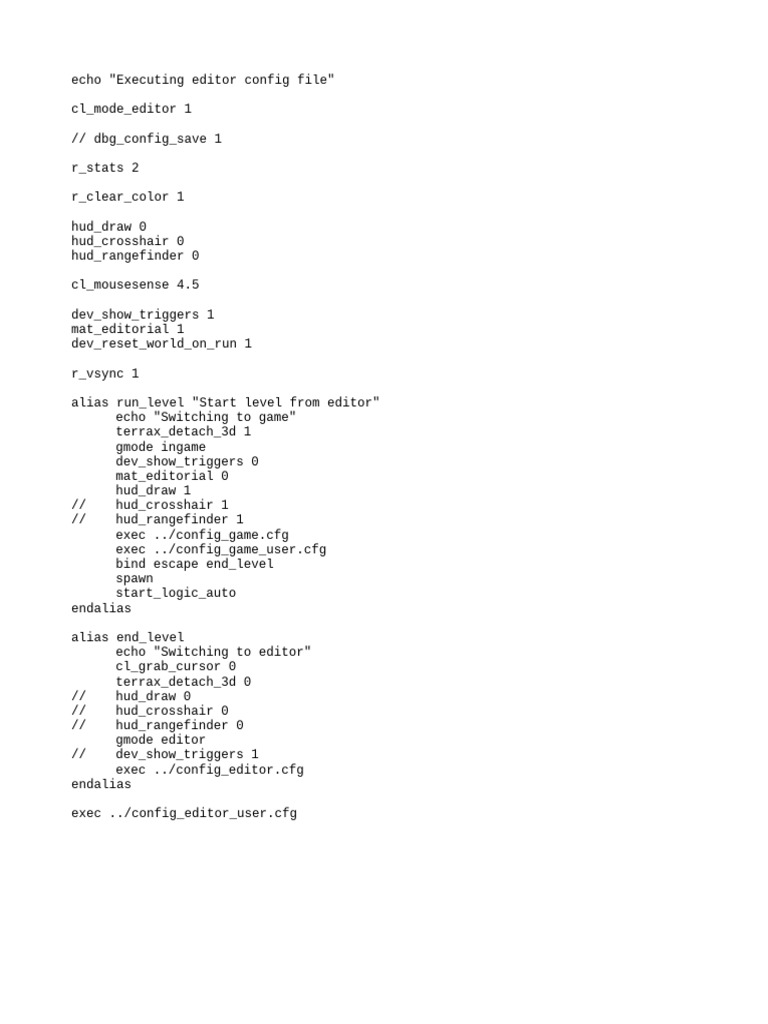 Config Editor - CFG | PDF