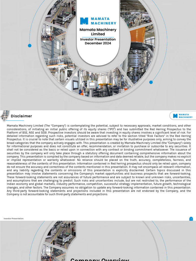 Mamata Machinery Presentation Final-2 | PDF | Packaging And Labeling ...
