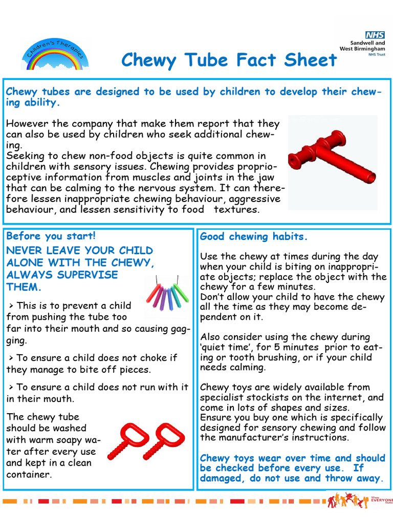Chewy Tubes: Usage and Safety Guide | PDF
