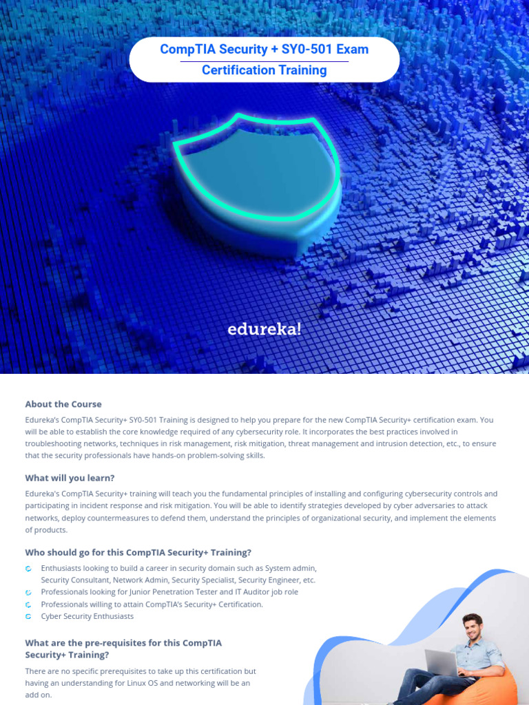 CompTIA Security Brochure Op01 | PDF | Security | Computer Security