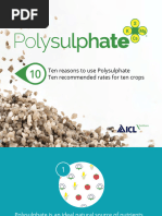 Polysulphate Fertilizer Overview | PDF | Fertilizer | Plant Nutrition