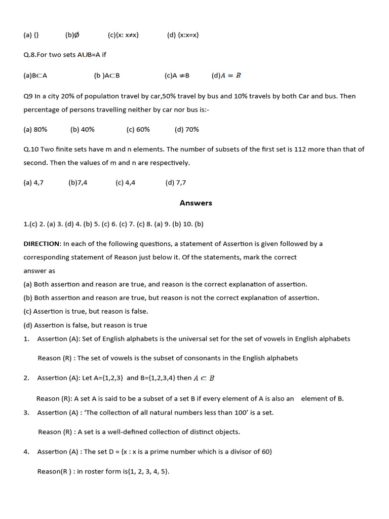 Class Xi Maths Support Material (KVS) 2024-25) - 20 | PDF