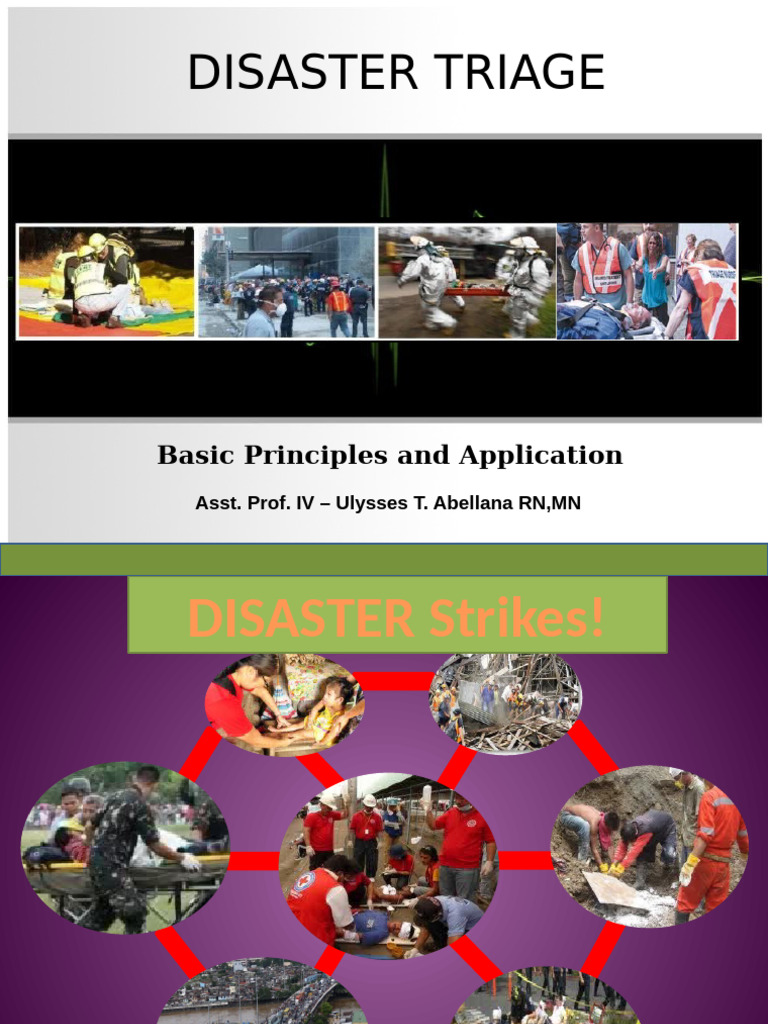 Disaster TRIAGE | PDF | Emergency Department | Emergency Medical Services