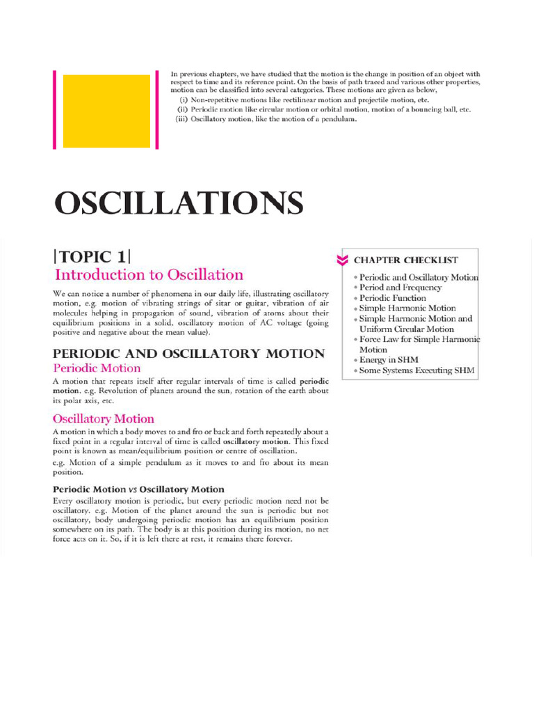 Oscillation S | PDF
