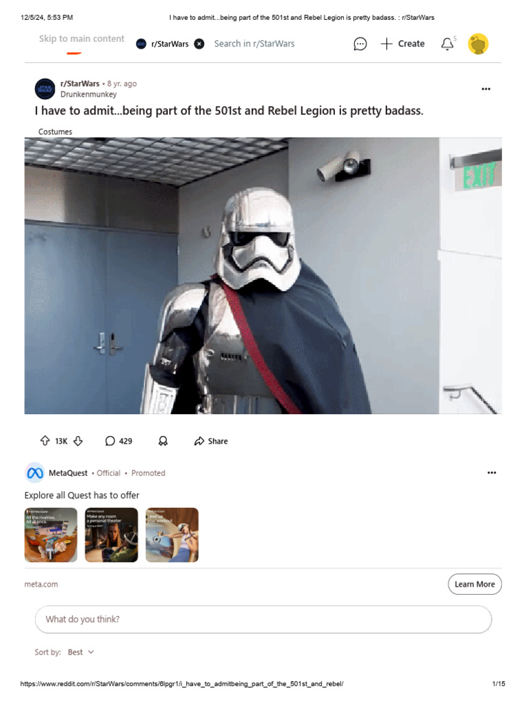 I have to admit...being part of the 501st and Rebel Legion is pretty badass. _ r_StarWars | PDF ...