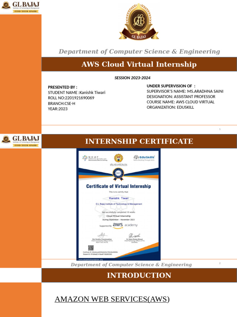 Final Presentation 2 | PDF | Cloud Computing | Amazon Web Services
