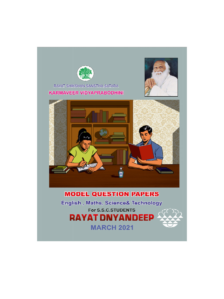 Rayat Dnyandeep SSC- March 2021-Semi | PDF | Yoga