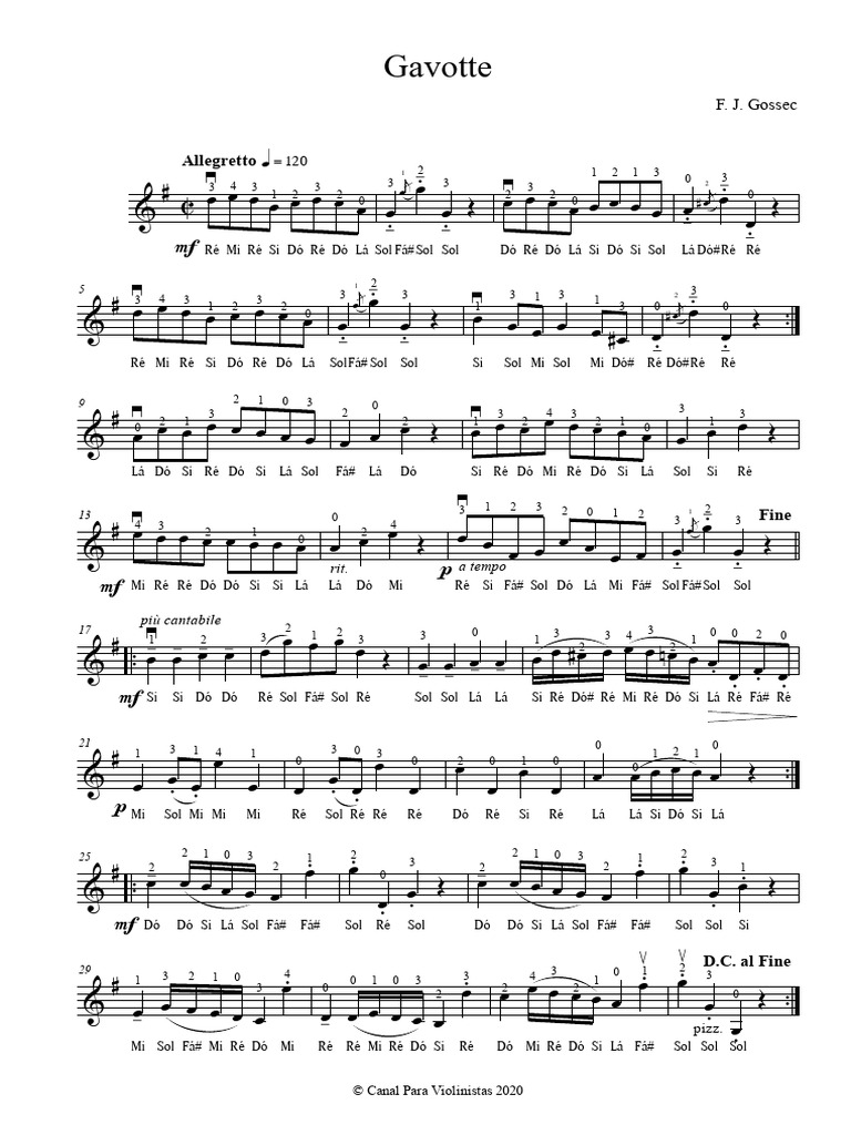 17 Gavotte | PDF