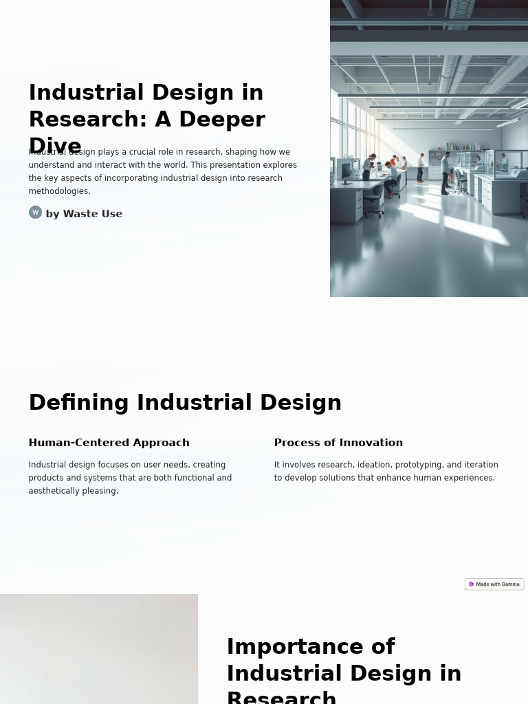 Industrial Design in Research A Deeper Dive | PDF | Methodology | Data