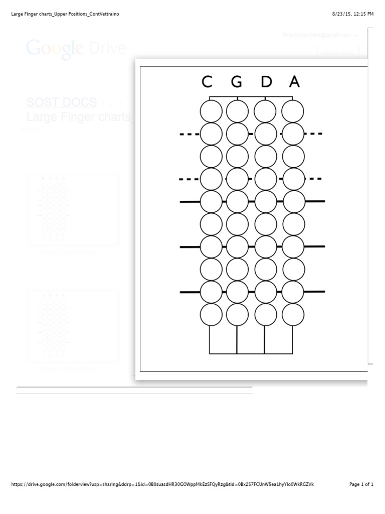 String Instrument Finger Charts | PDF