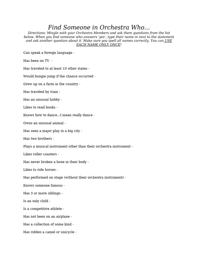 Orchestra Find Someone | PDF
