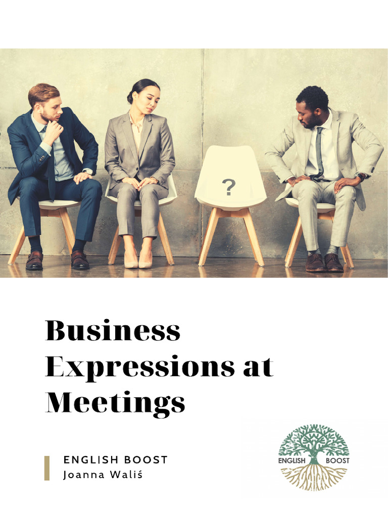 PDF Business Expressions at Meetings | PDF