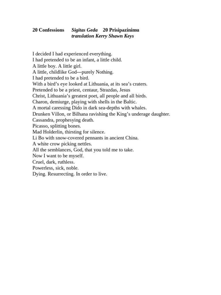 20 Confessions of Identity Exploration | PDF