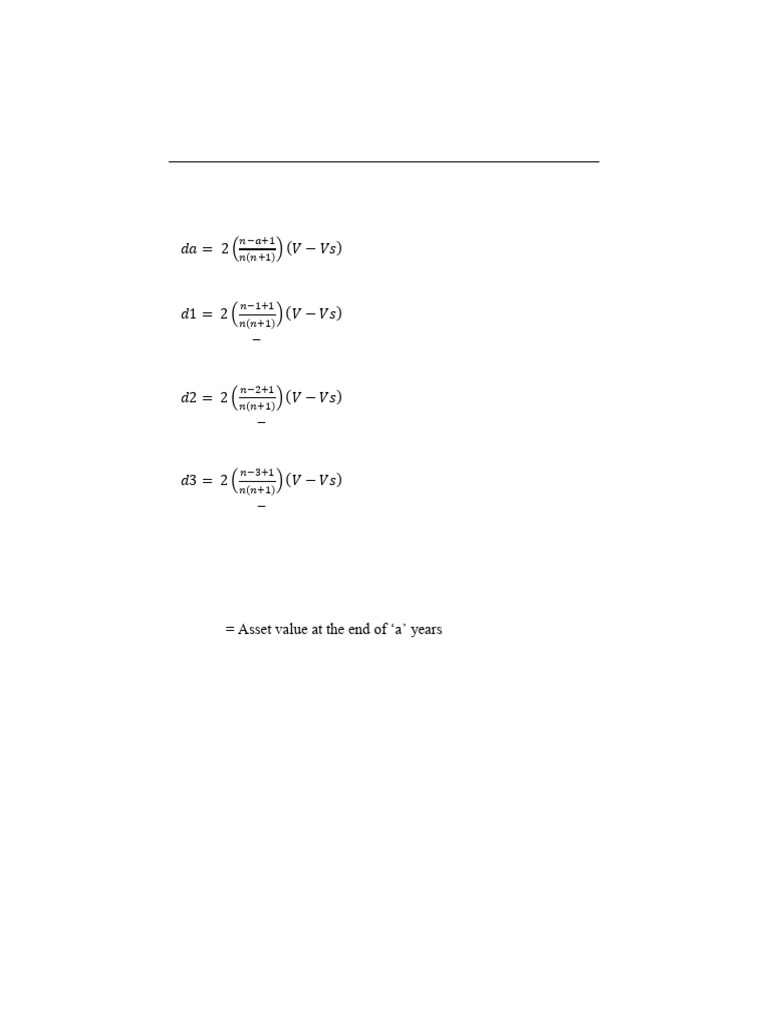Tutorial No-9 Depreciation using sum of the year digit (SOYD) method | PDF