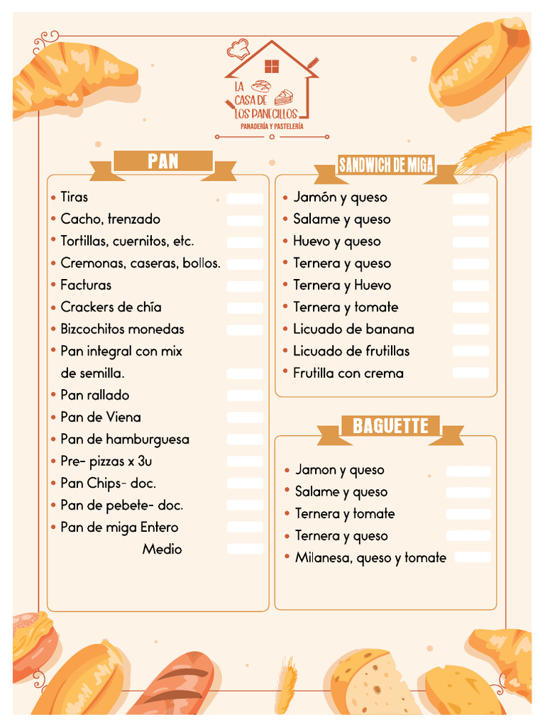 MENU CASA DE LOS PANESILLOS | PDF