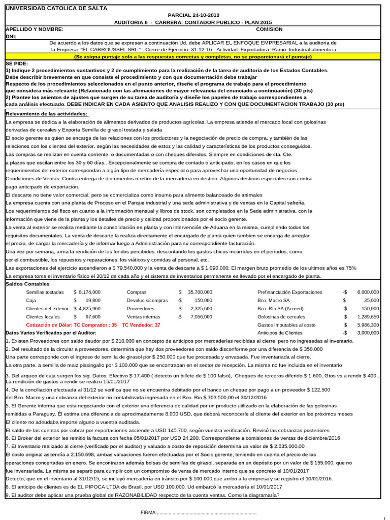 Auditori A 2019 Ema | PDF | Auditoría | Business