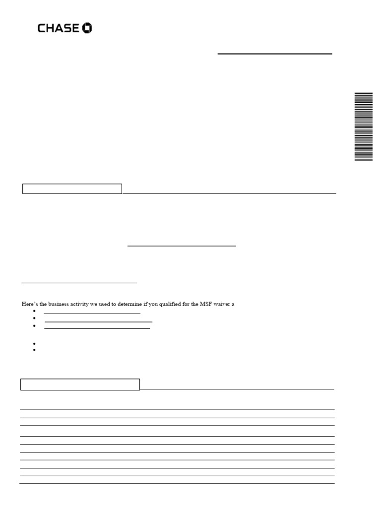 August Statement of Accounts | PDF | Debit Card | Chase Bank