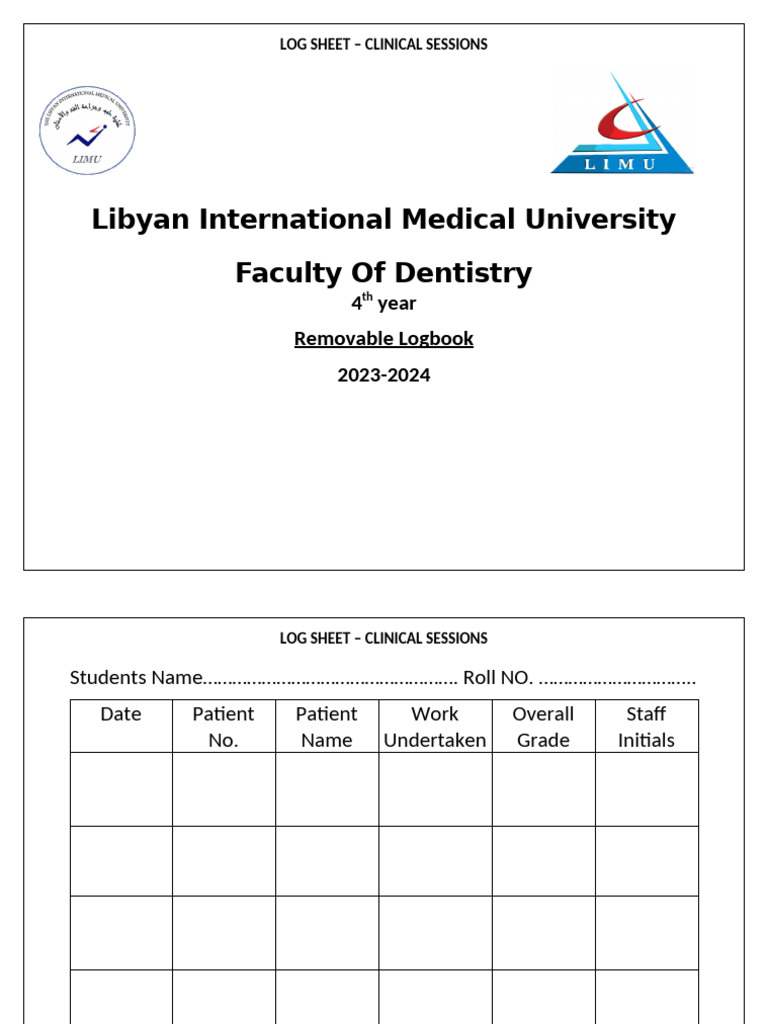 Remov Logbook - Copy | PDF