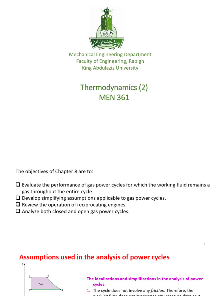 Lecture 8, 9 | PDF | Diesel Engine | Internal Combustion Engine