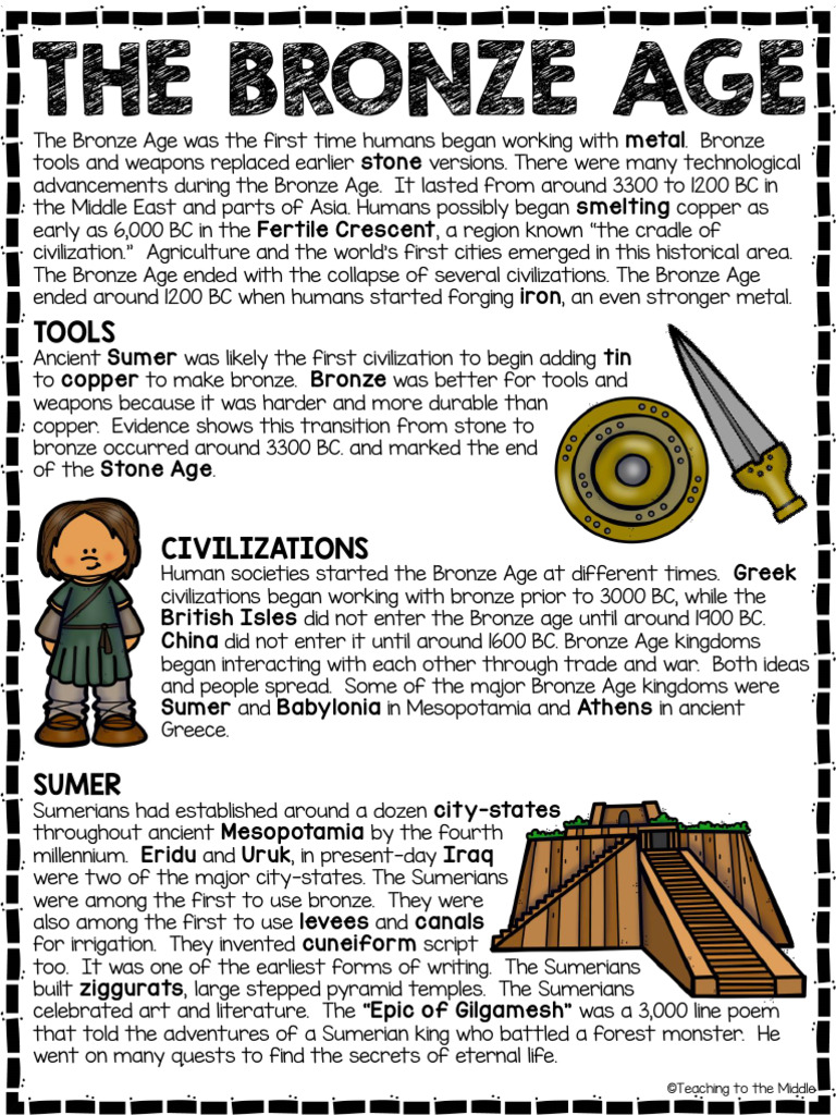 Bronze Age Student Version Color | PDF | Mesopotamia | Sumer
