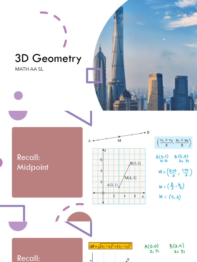 3D_Geometry Math AA SL notes | PDF