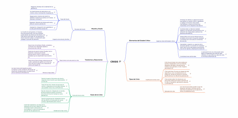 CRISIS Mapa Men Aldemar Insuasty C | PDF | Ansiedad | Dolor