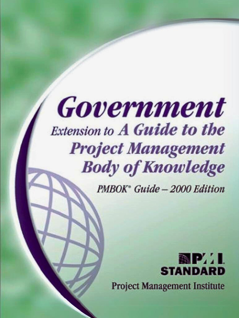 Government Extension To The PMBOK Guide | PDF | Project Management ...