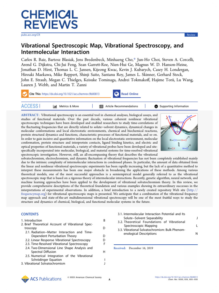 Vibrational Spectroscopy Insights | PDF | Infrared Spectroscopy ...