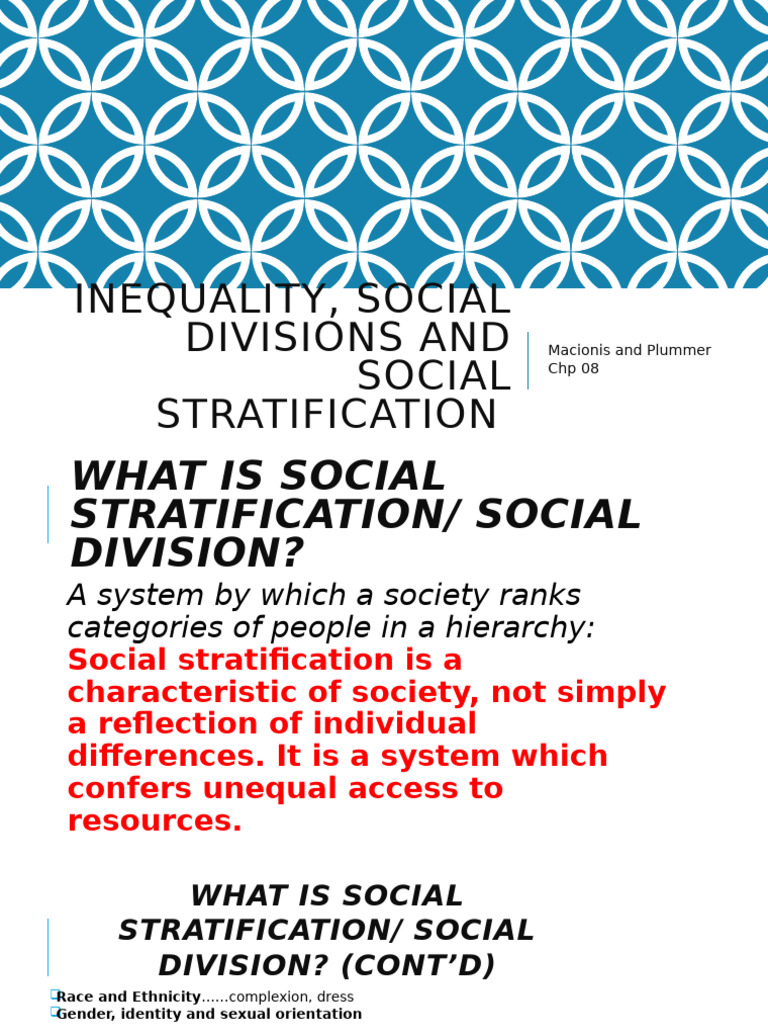 Understanding Social Stratification | PDF | Social Stratification ...