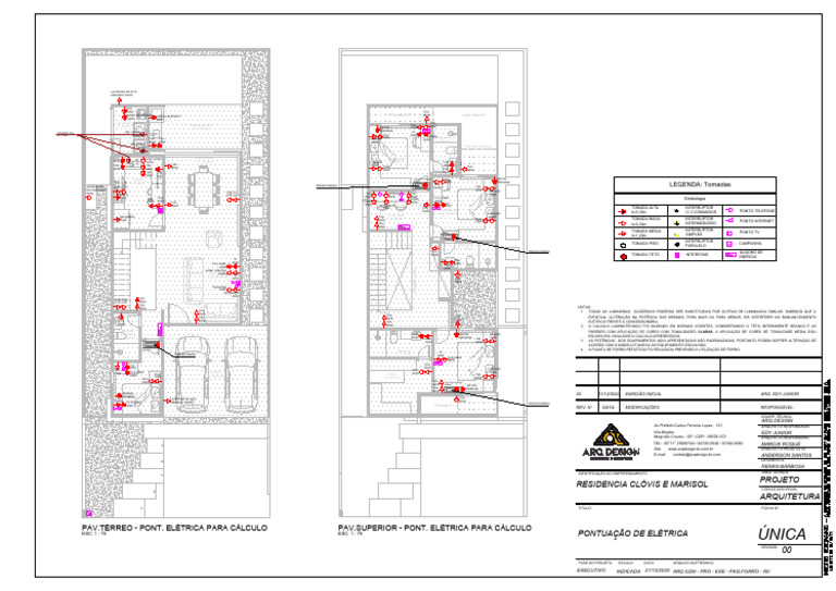 Arq 0229 - Pro - Exe - Pont - Eletrica - R00 | PDF | Casa