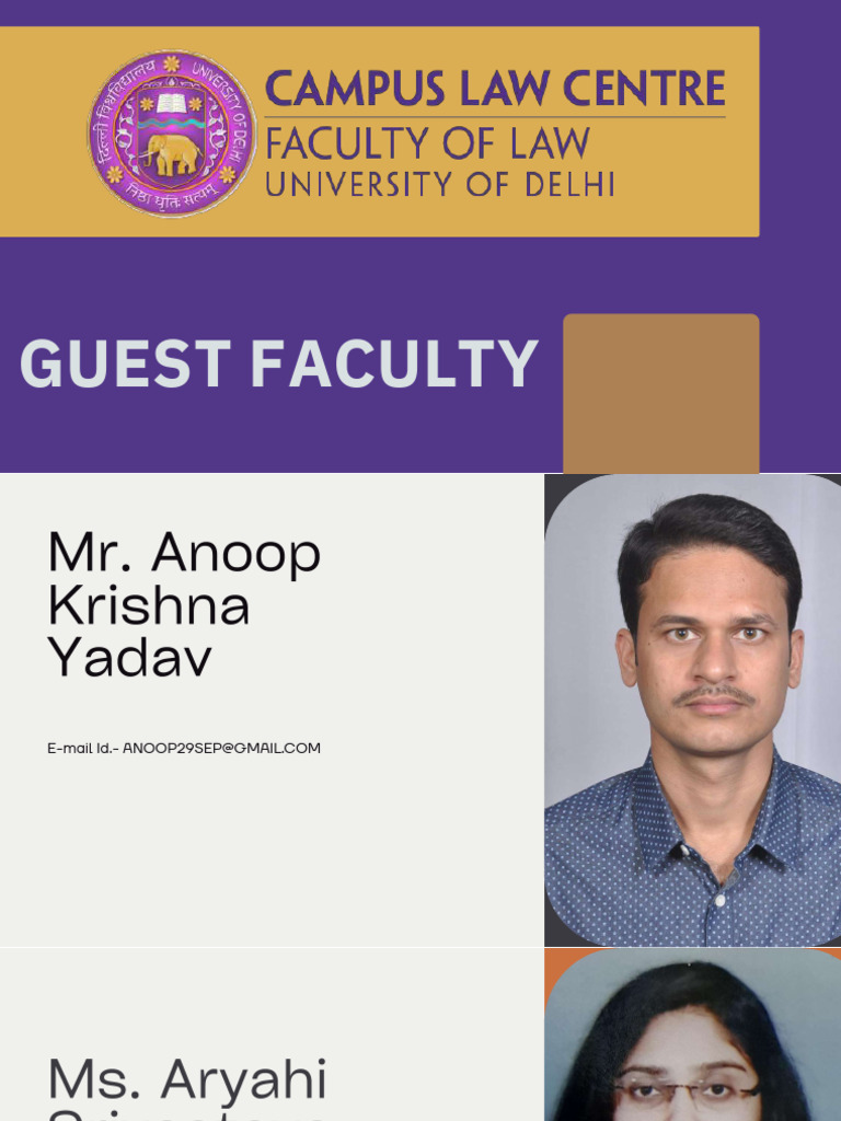 Guest Faculty Email Contacts List | PDF