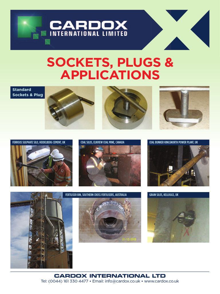 Cardox Sockets Applications | PDF | Valve
