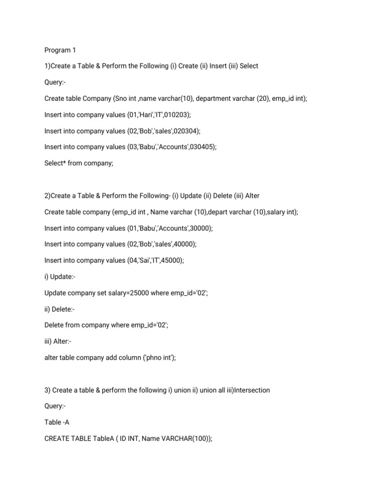 mysql.qurey (2) | PDF | Payroll | Sql