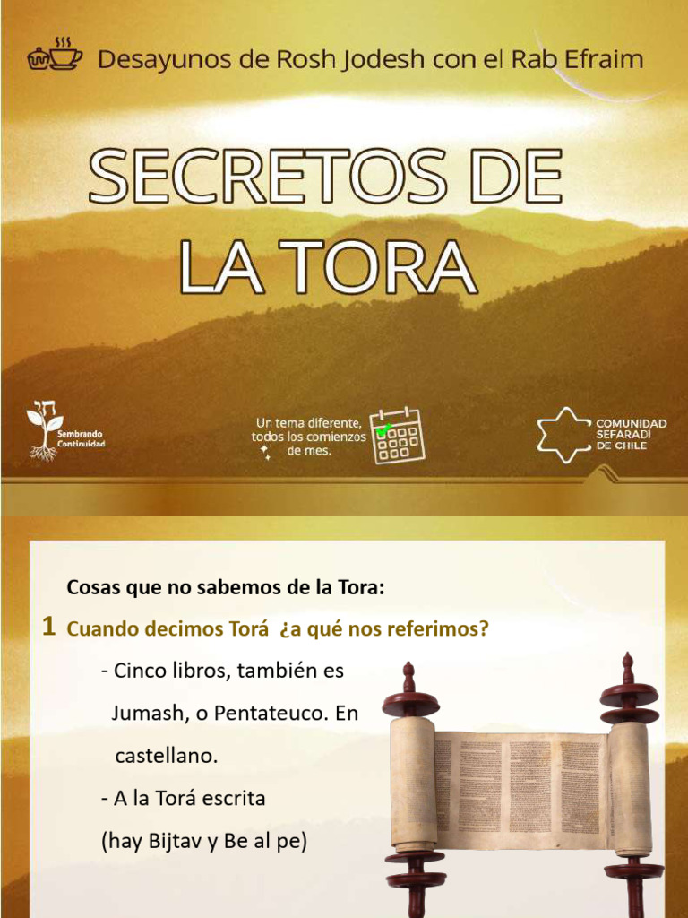Aspectos Clave de la Torá | PDF | Tora | Biblia