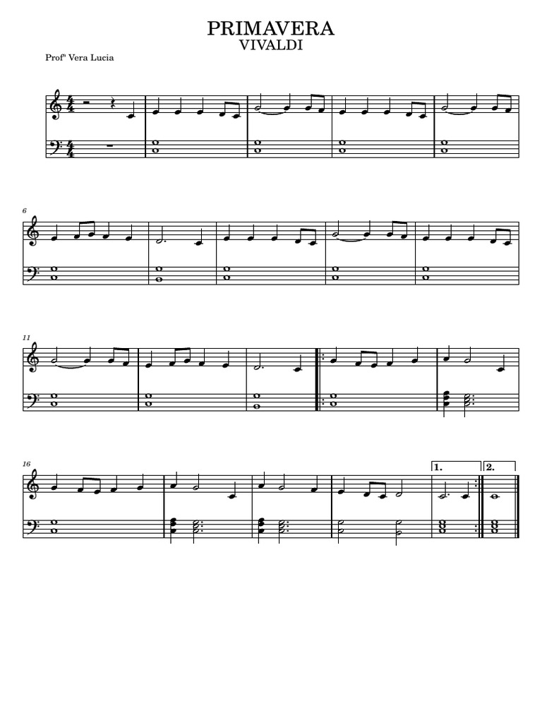 Primavera Vivaldi | PDF